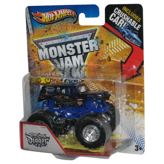 Monster Jam, Official Grave Digger vs. Max D Color-Changing Die-Cast ...