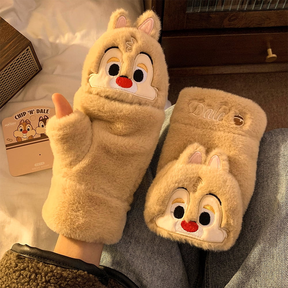 Disney 2024 Stitch Ear Cover Alex Didi Ear Muffs Gloves Plush Windproof ...