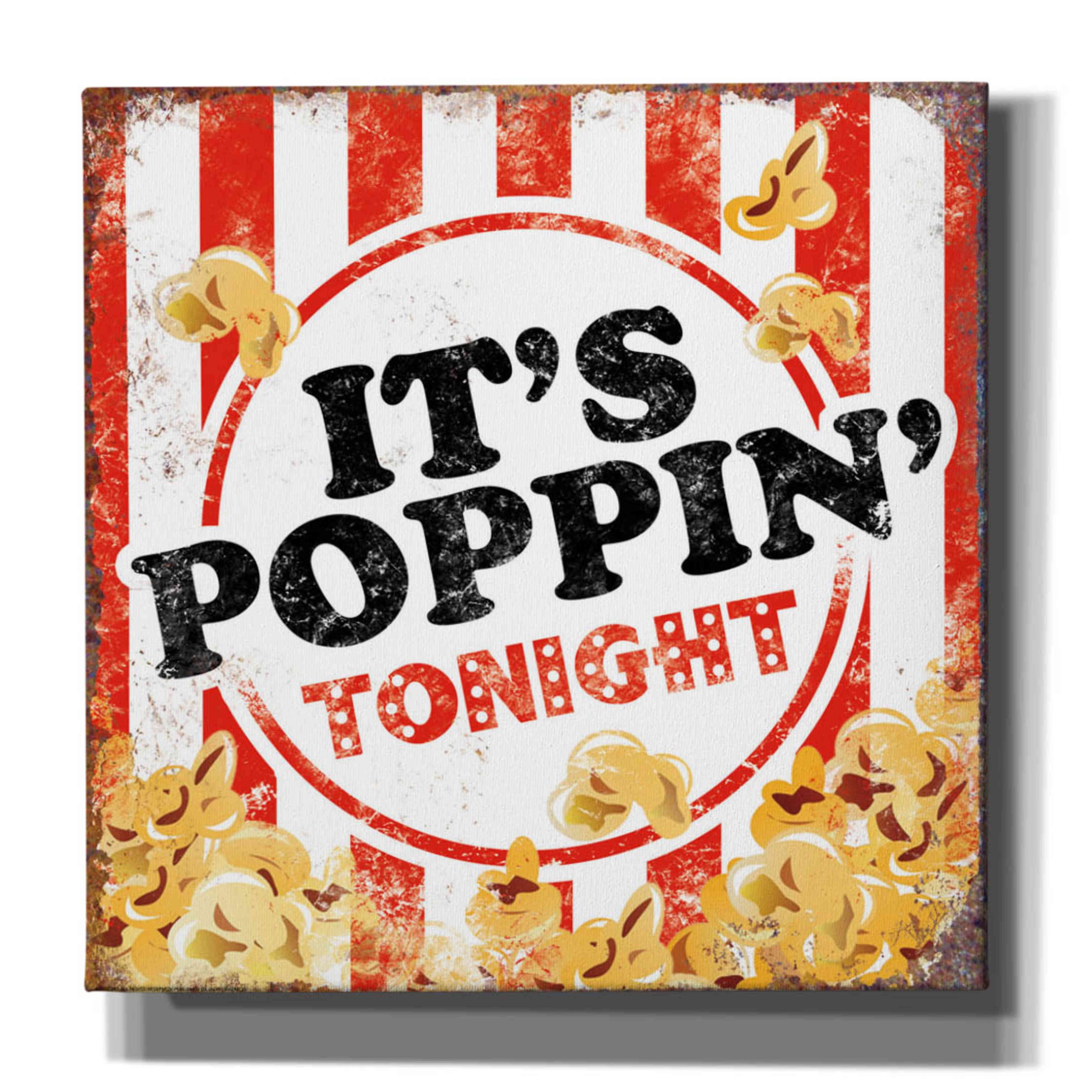 Epic Graffiti 'It's Poppin' by JJ Brando, Canvas Wall Art, 18"x18 ...