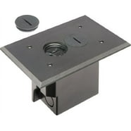 Hubbell Raco 6239BP Brass Plated Concealed Receptacle Floor Box Kit ...