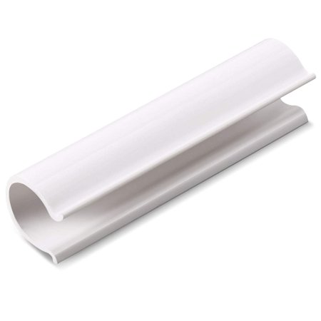 Fortunenine 32 Pieces White Snap Clamp for PVC Pipe Greenhouses, Row ...