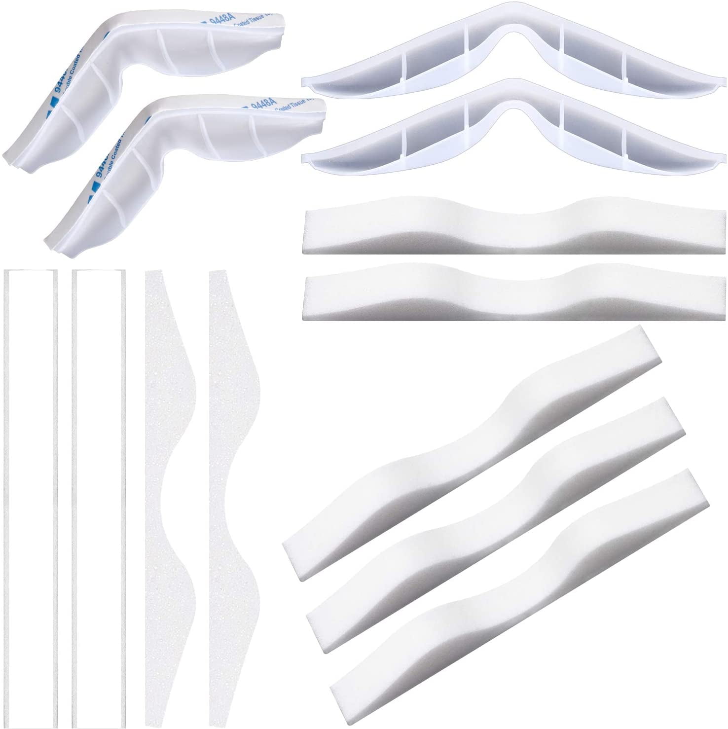 Microfiber Memory Foam Nose Bridge Pads Sponge Anti-Fog Nose Pads ...