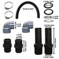 Barbed Hose Connector For Rain Barrel Water Tank And Garden Tubing ...