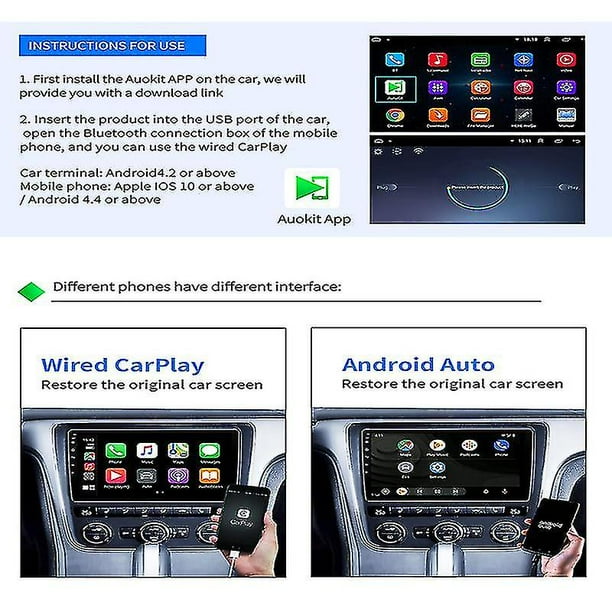 Car Link Dongle Universal Auto Navigation Player Usb Dongle Ios Android ...
