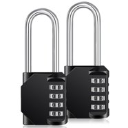 4-Digit Combination Lock, Outdoor Waterproof, Resettable for Gym ...