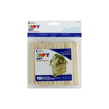 Jumbo Craft Sticks- Pack of 500ct - Walmart.com