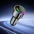 Car Plug in Adapter Outlet, Car Charger, 30W Dual Port Fast Car Charger ...