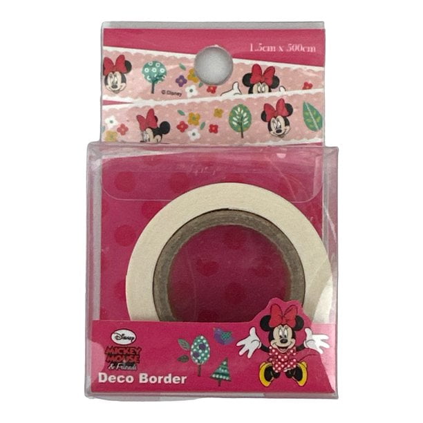 Disney Minnie Mouse Decorative Border Tape (1 Roll) 500cm - Walmart.com