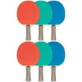 Rubber Face Table Tennis Paddle 5 ply, Pack of 6 - Walmart.com