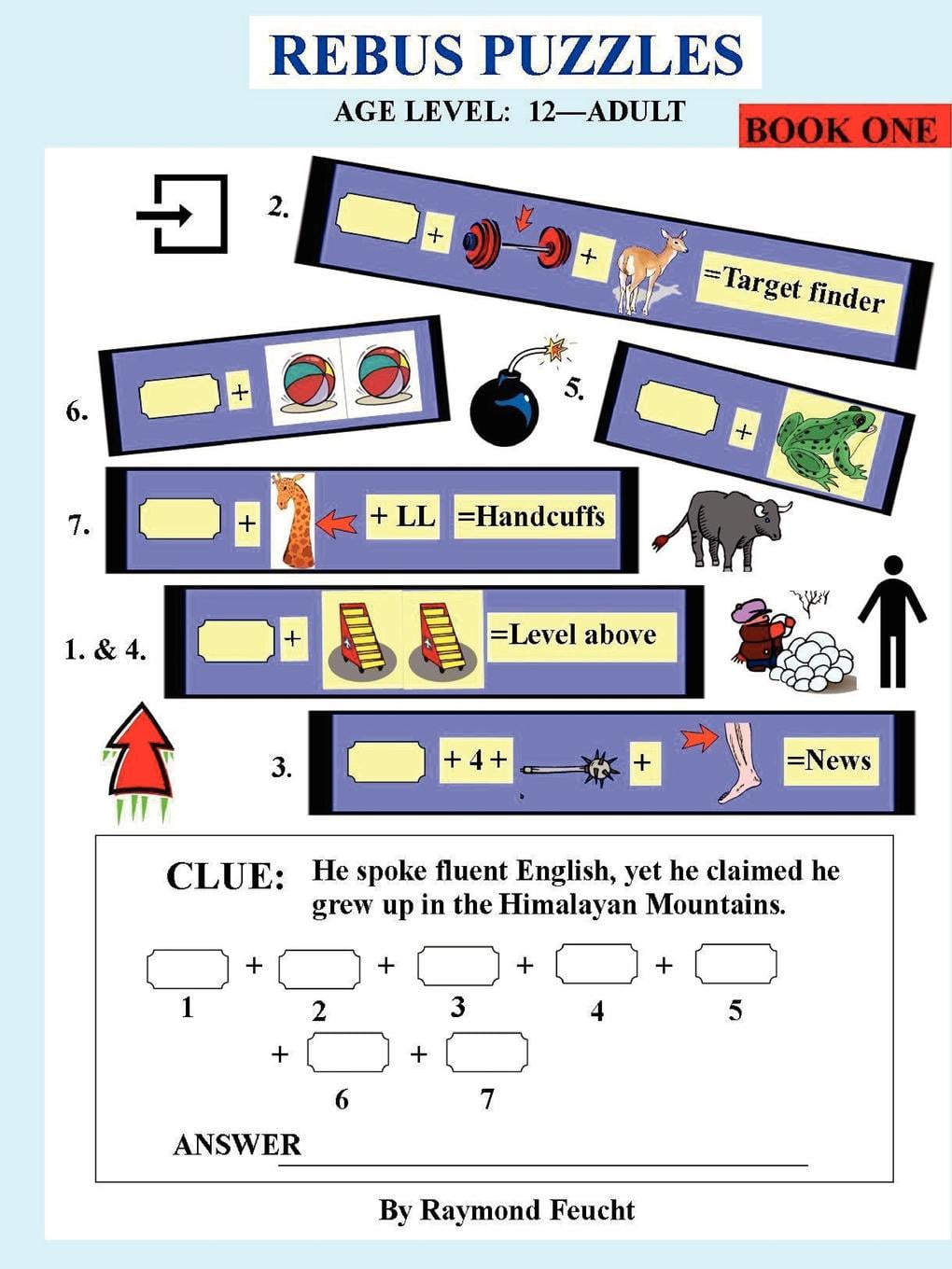 Rebus Puzzles (Book One) (Paperback) - Walmart.com - Walmart.com