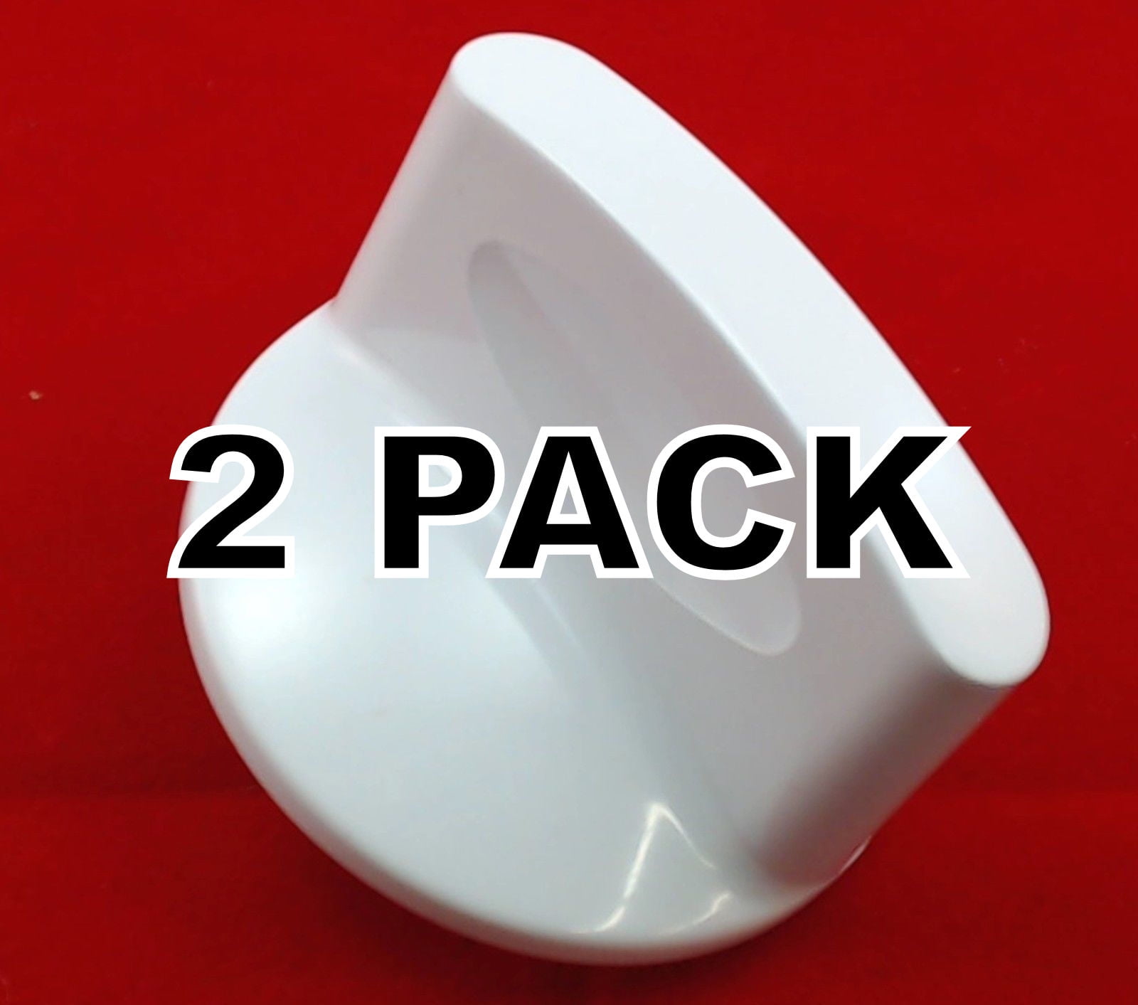 2 Pk, Washer Timer Knob, White, for General Electric , AP2044921 ...