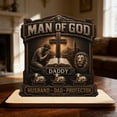 Man Of God, Man Of God Husband Daddy Protector Hero Wooden Edition ...