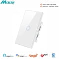 Melery Tuya Zigbee Smart Light Switch Neutral Wire Optional Touch ...