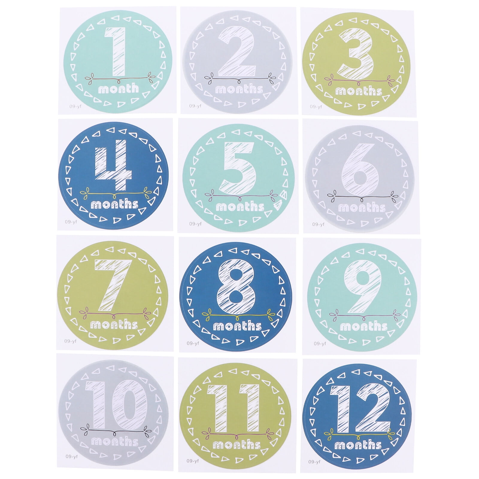Click here for Har Adhesive 1 Set Boys And Girls Milestone Sticke... prices