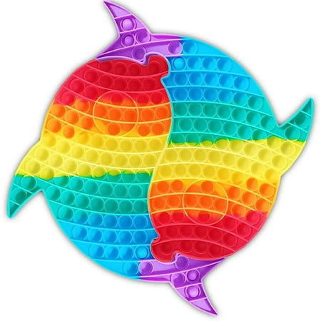 17 in Jumbo Pop Push Toy, Huge Sensory Bubble Stress Toy, Big Fidget ...