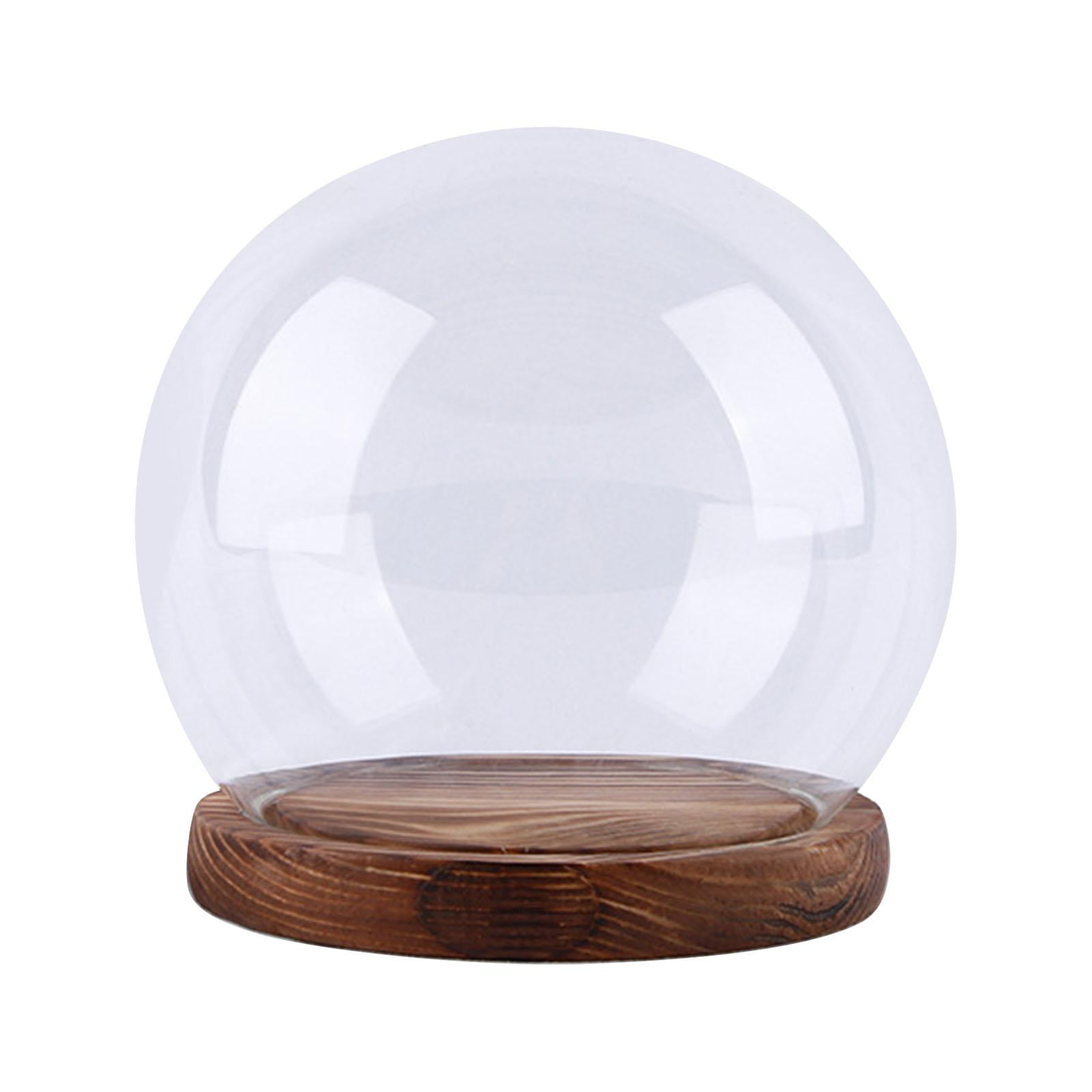 Click here for Jifeng Cloche Glass Dome Showcase Centerpiece Home... prices