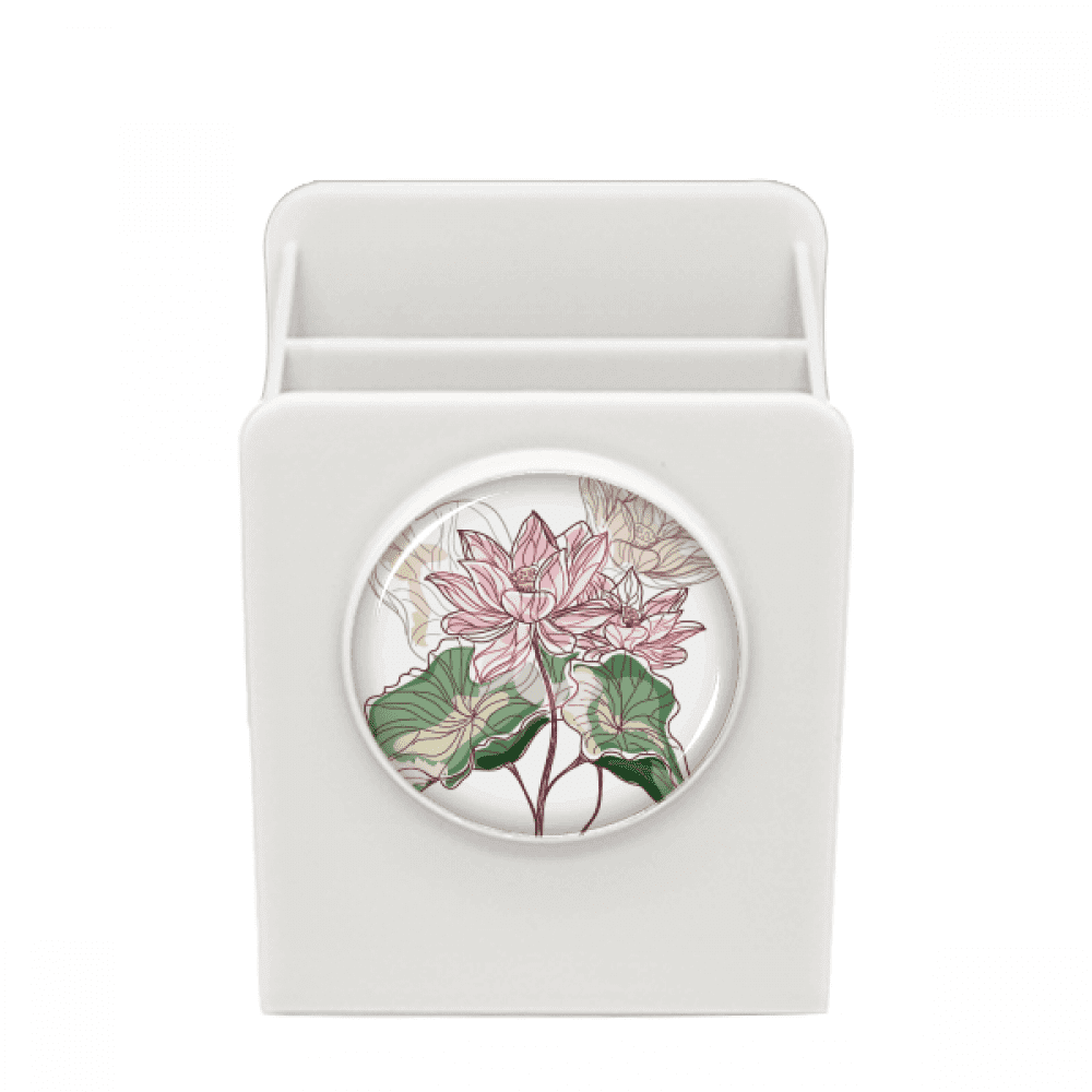 Lotus Flower Lotus Root Watercolor Desk Pencil Holder Cup Pen Organizer ...