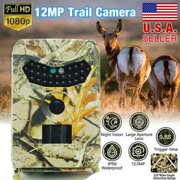 Tasco 12MP Trail Camera with Low Glow Infrared Flash, 720p Video, PIR ...