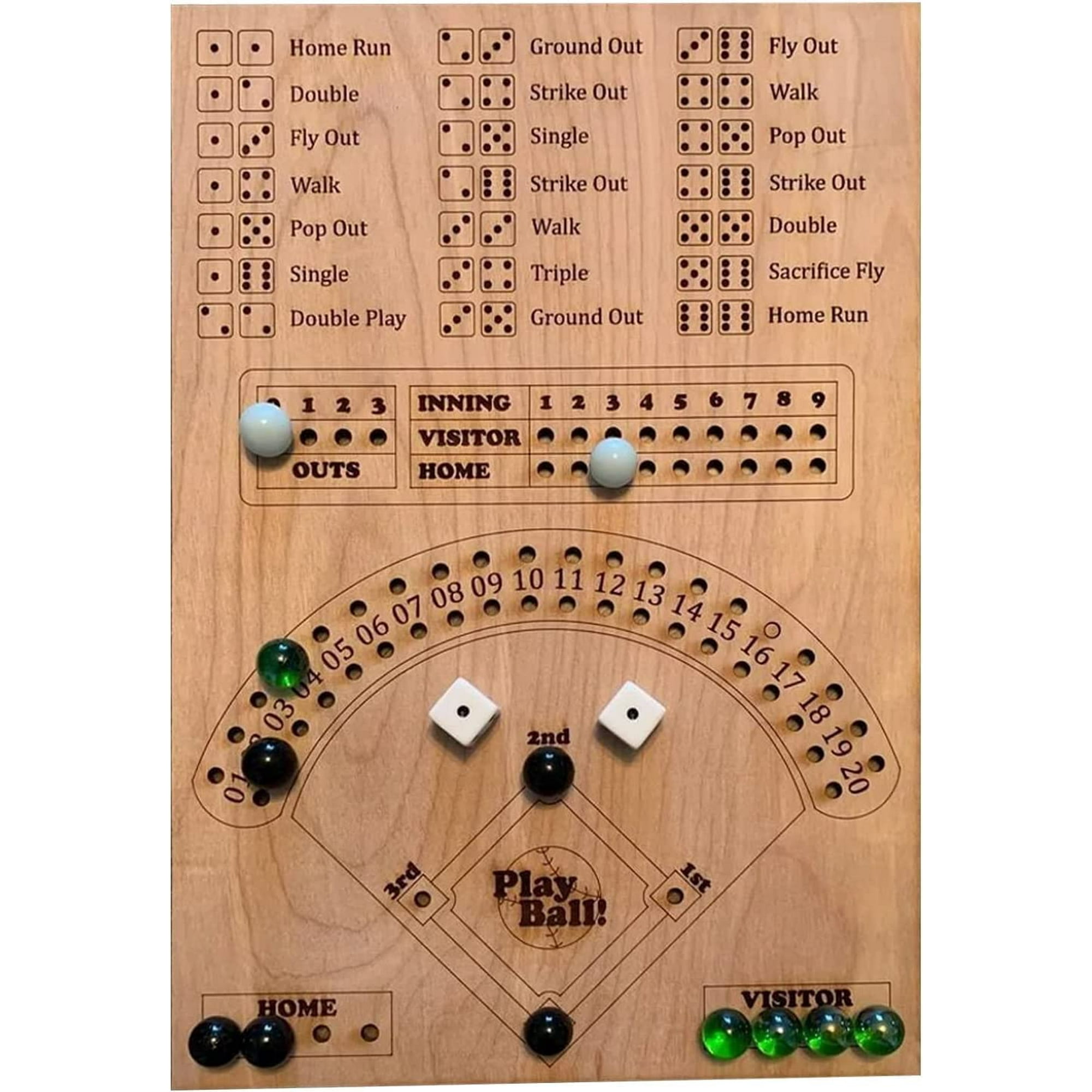 Click here for Hweilai Wooden Board Game - Fun Baseball Pinball G... prices