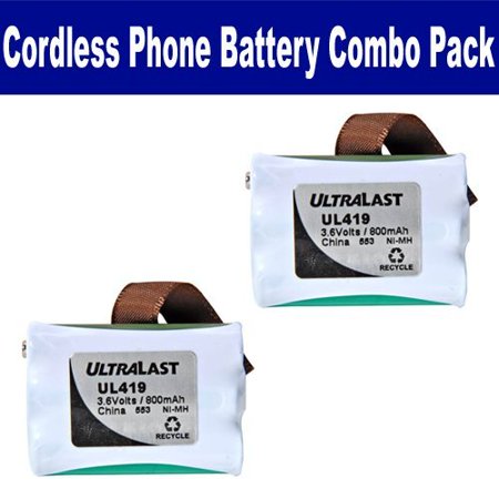 Energizer ER-P2419 Cordless Phone Combo-Pack includes: 2 x UL419 ...