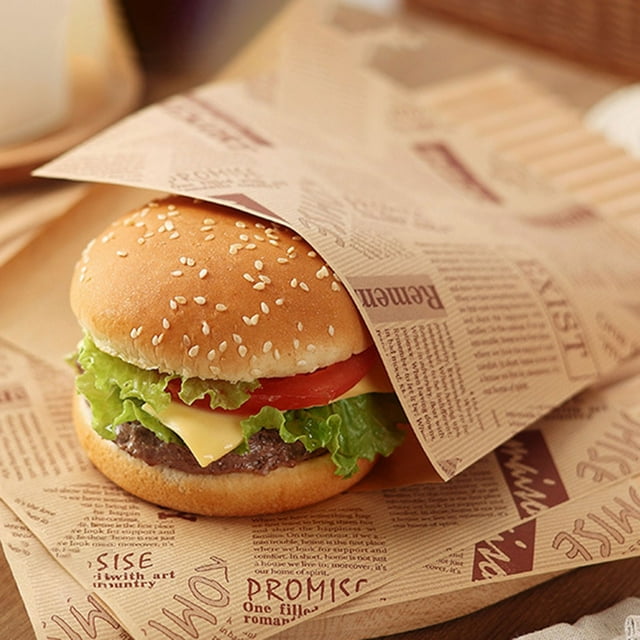 Clean and Sanitary Sandwich Wrappers - 50 Pieces/Bag - Easy to Use ...