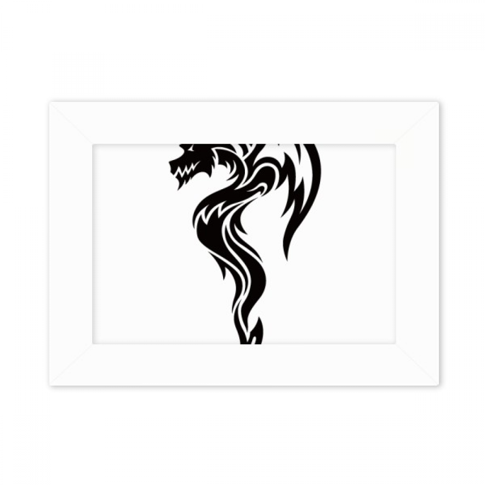 Dragon Animal Art Grain Outline Photo Mount Frame Picture Art Painting ...