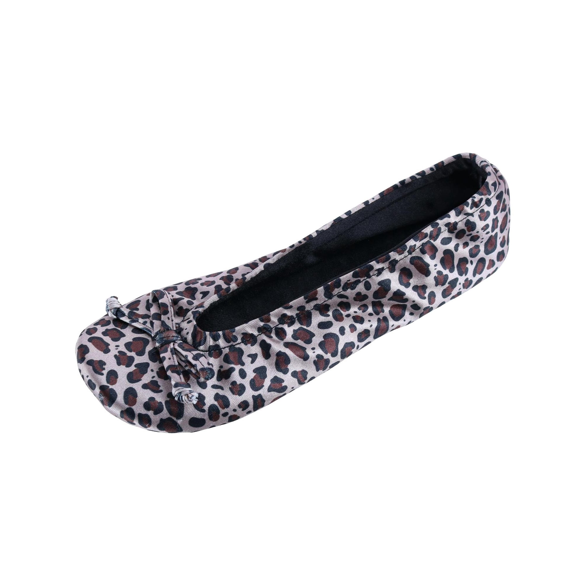 Click here for Ctm Satin Ballerina Slipper House Shoe (Womens) prices