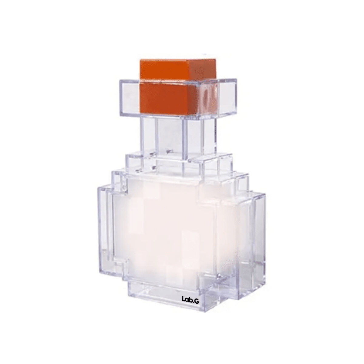 Botella Decorativa Minecraft Con Luz Nocturna Led Decolorada Lab.G ...