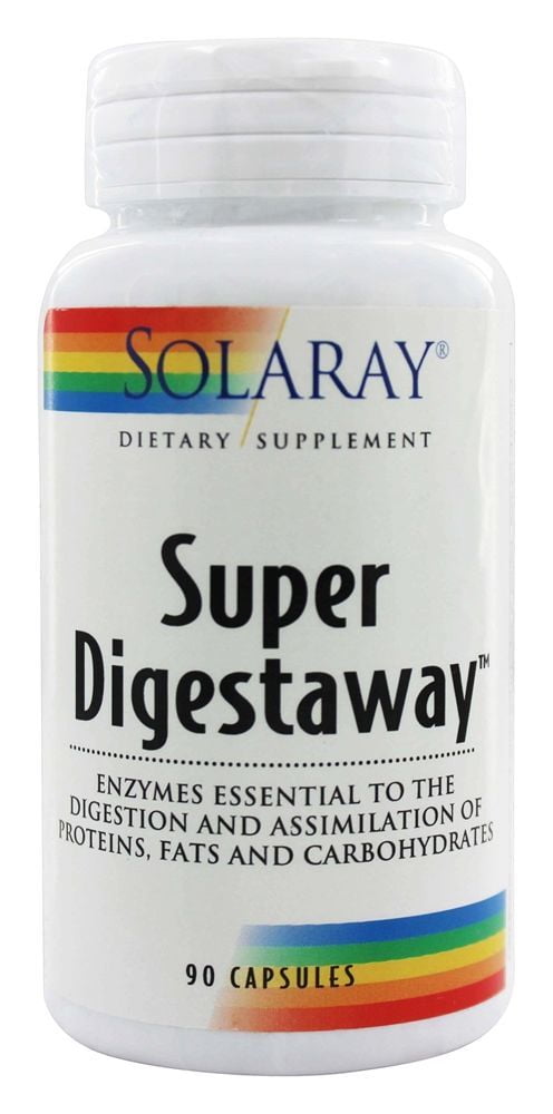 Solaray Super Digestaway Digestive Enzyme Blend | Healthy Digestion ...