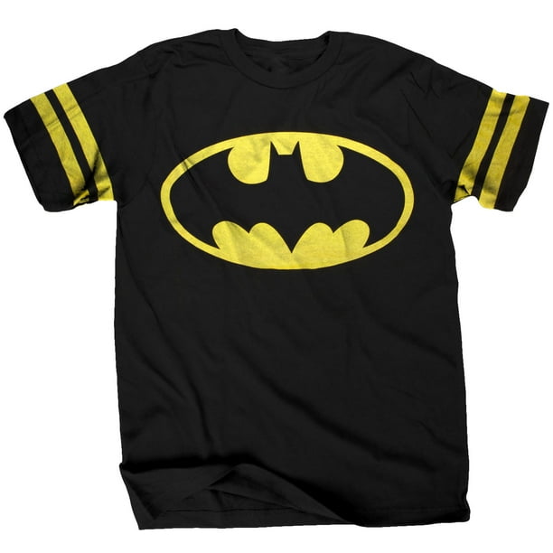 DC Comics - Batman Logo Athletic Style Adult T-Shirt - Walmart.com ...