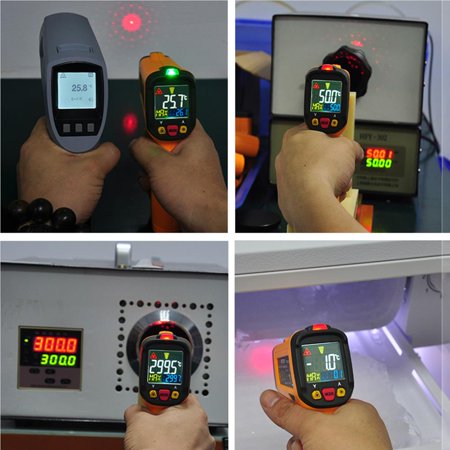 Infrared Thermometer High-precision Digital Temperature Gun Non-contact ...