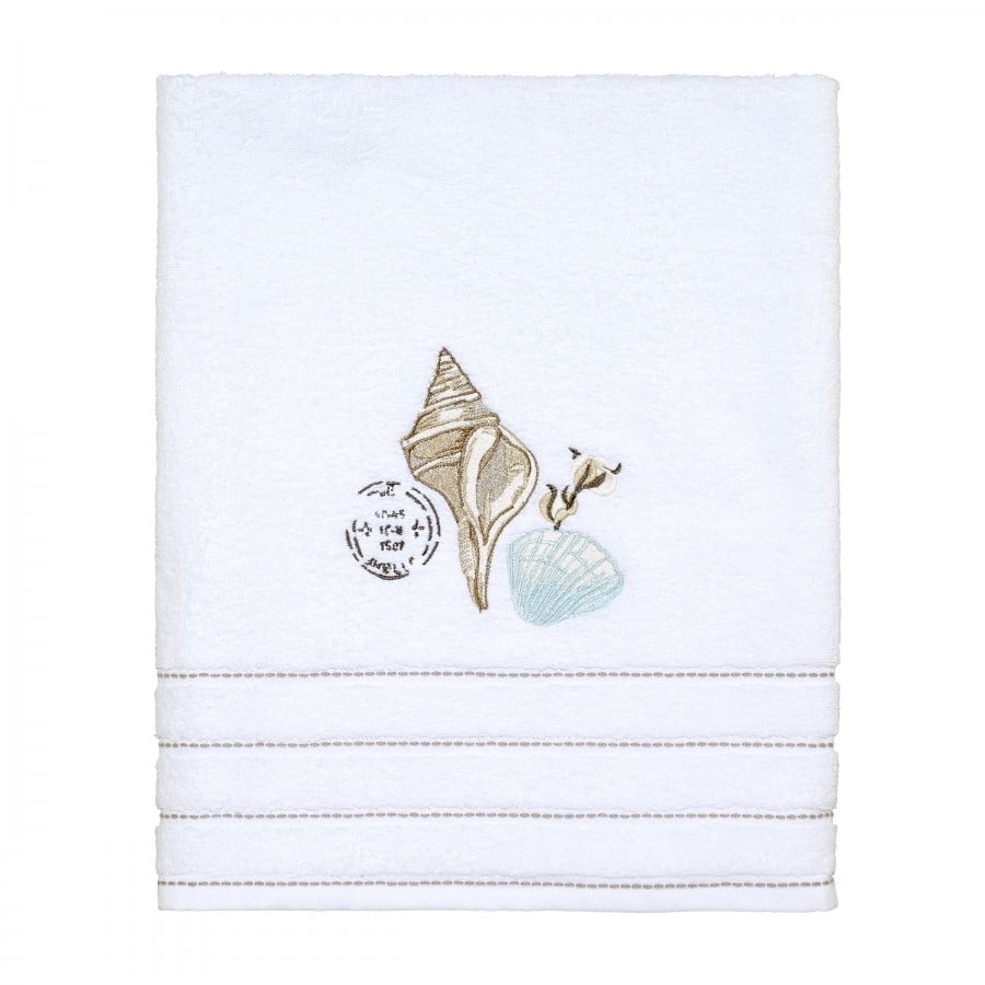 Farmhouse Shell Bath Towel - Walmart.com
