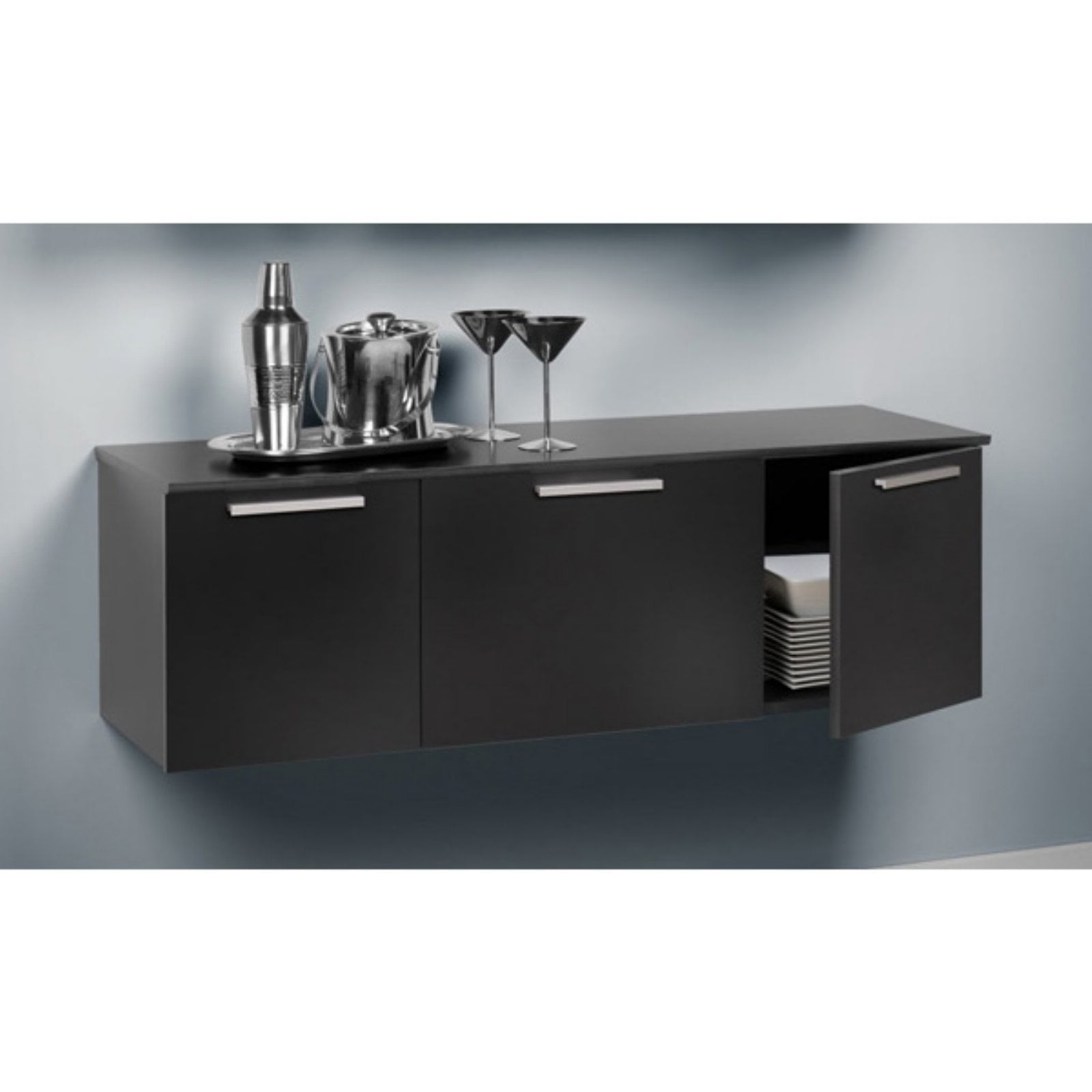 Coal Harbor Wall Mounted Buffet - Walmart.com