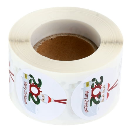 1 Roll Christmas Envelope Sticker Invitation Seal Sticker Packing ...