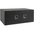 Absolute USA VEGD12 Dual 12-Inch Slot Ported Subwoofer Enclosure, 3/4 ...