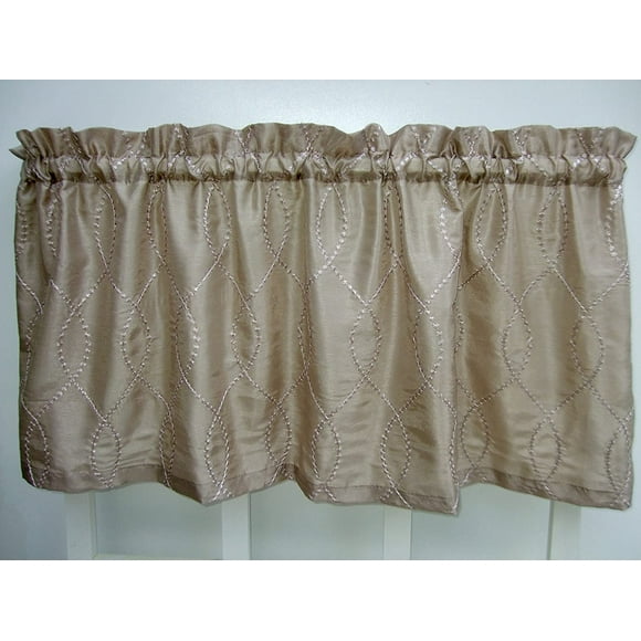 Tan Valance Window