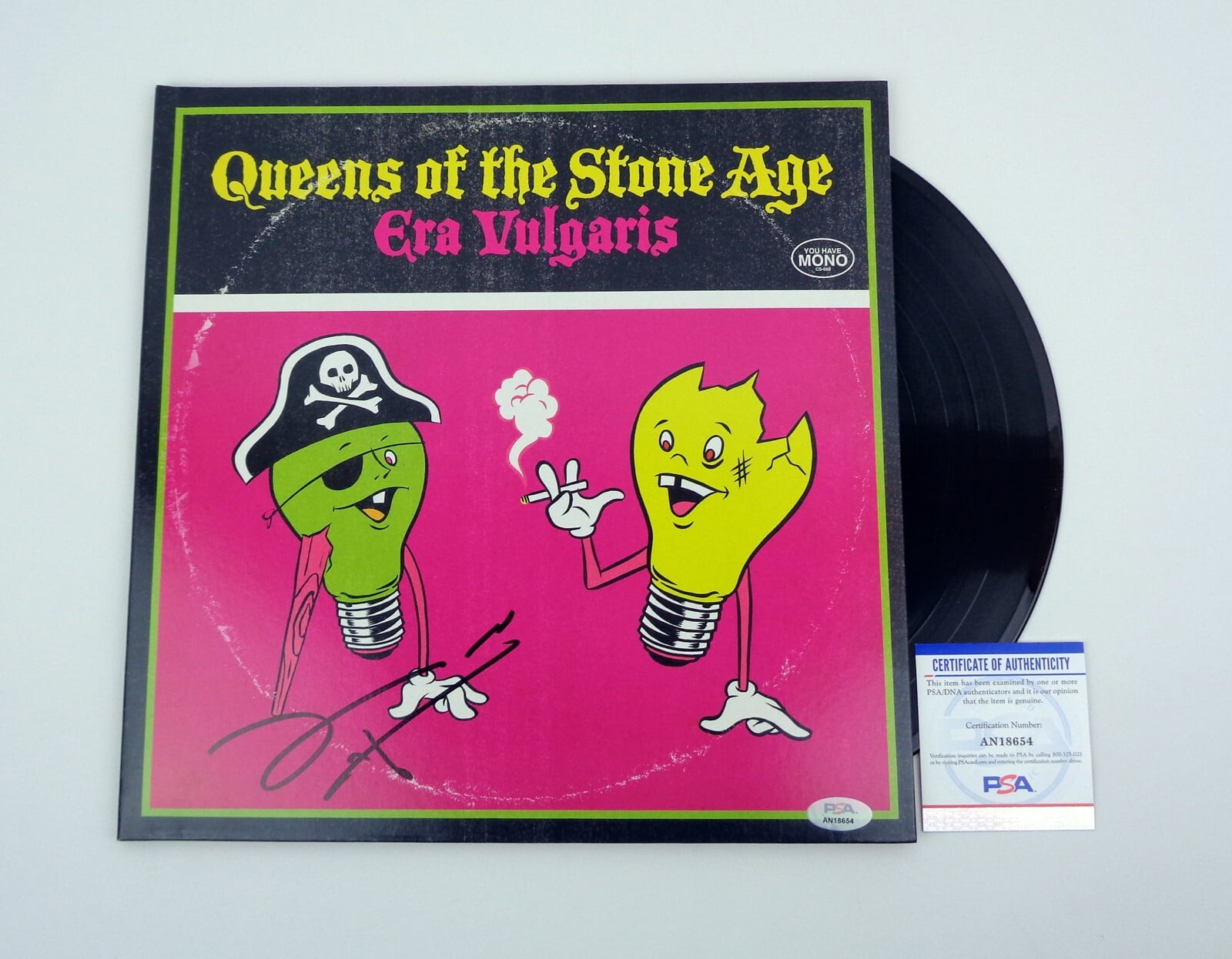 Josh Homme Queens Of The Stone Age Signed Era Vulgaris Vinyl Record PSA ...