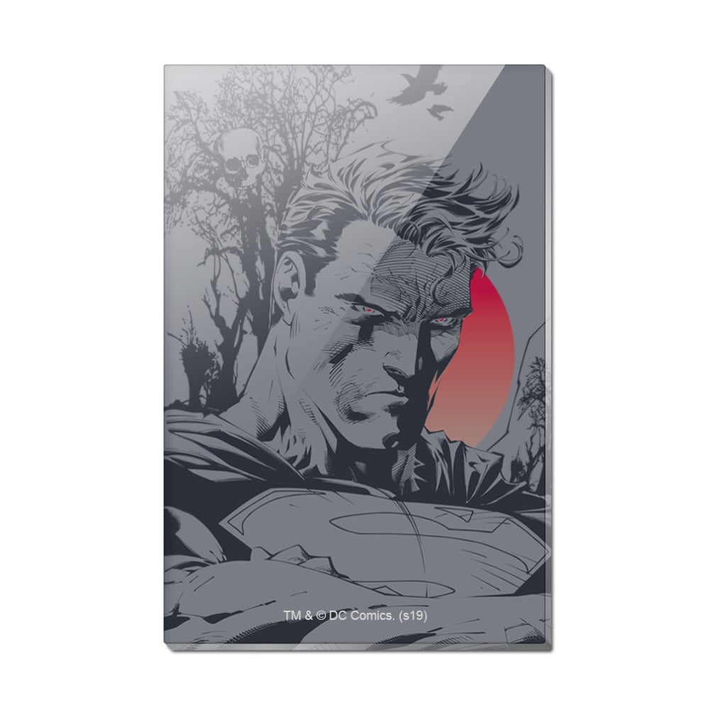 Superman Dark Persona Rectangle Acrylic Fridge Refrigerator Magnet ...