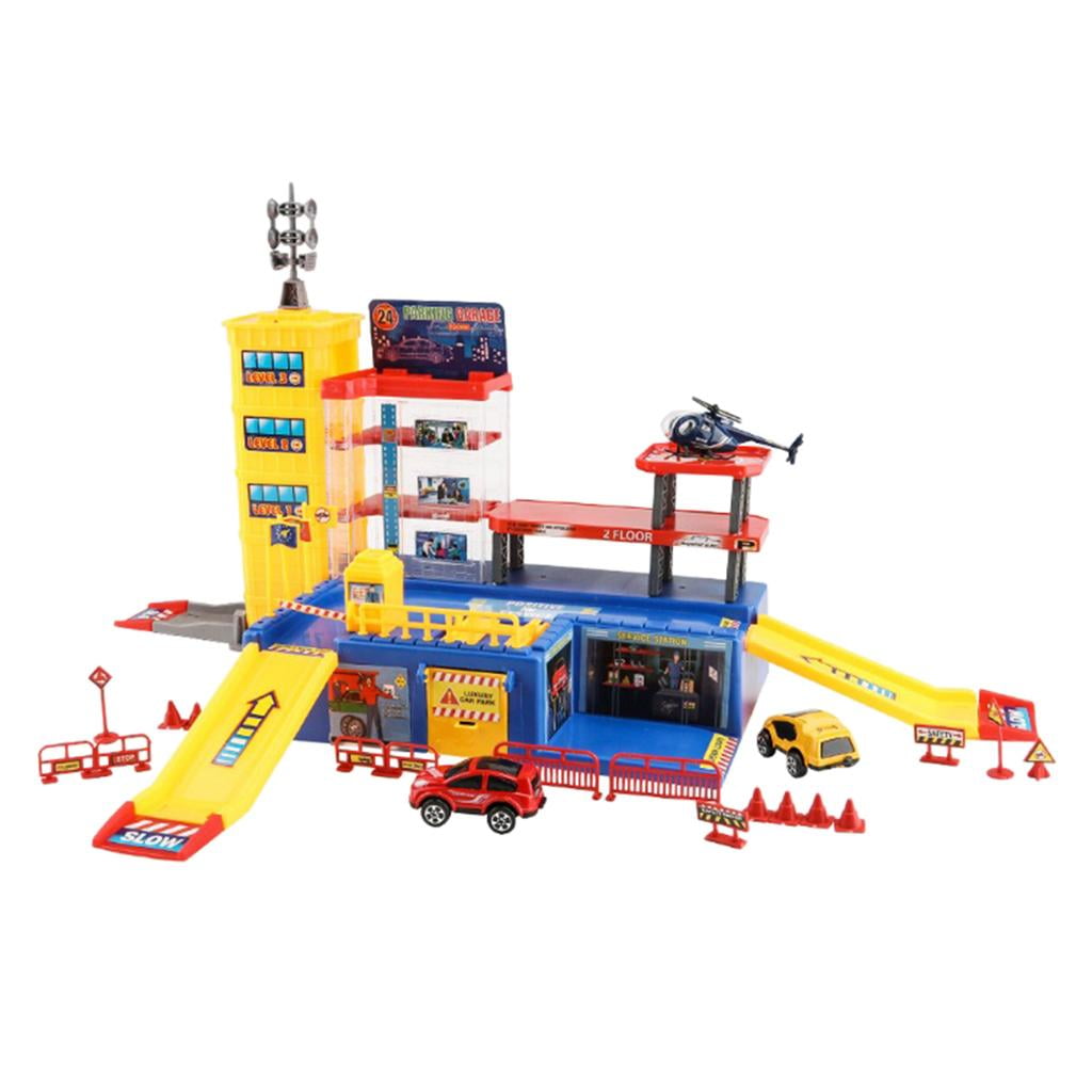 Garage Playset for Children's Toddlers Kids Educational Vehicles Toy ...