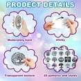 25 Sheets Tree of Life Colorful Mason Jar Decal Stickers Moon Phases ...