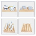 "Fugocen Wood Domino Holders, Set of 8 Trays, Pine, 7.5"" Domino Stands ...