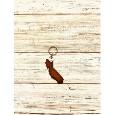 California State Flag Keychain Key Chain Ring Bottle Bottlecap Opener ...