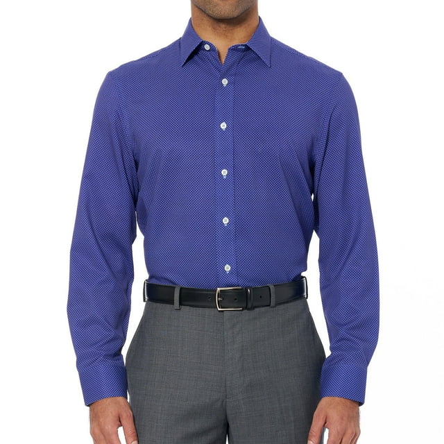 Nick Graham Men's Modern Fit Traveler Dress Shirt - Samsclub.com