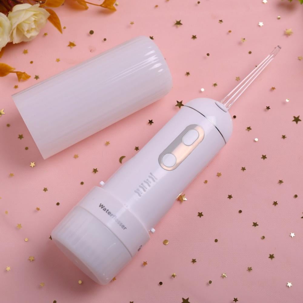 Portable Ultrasonic Electric Water Flosser Teeth Cleaner w/Jet Tips ...