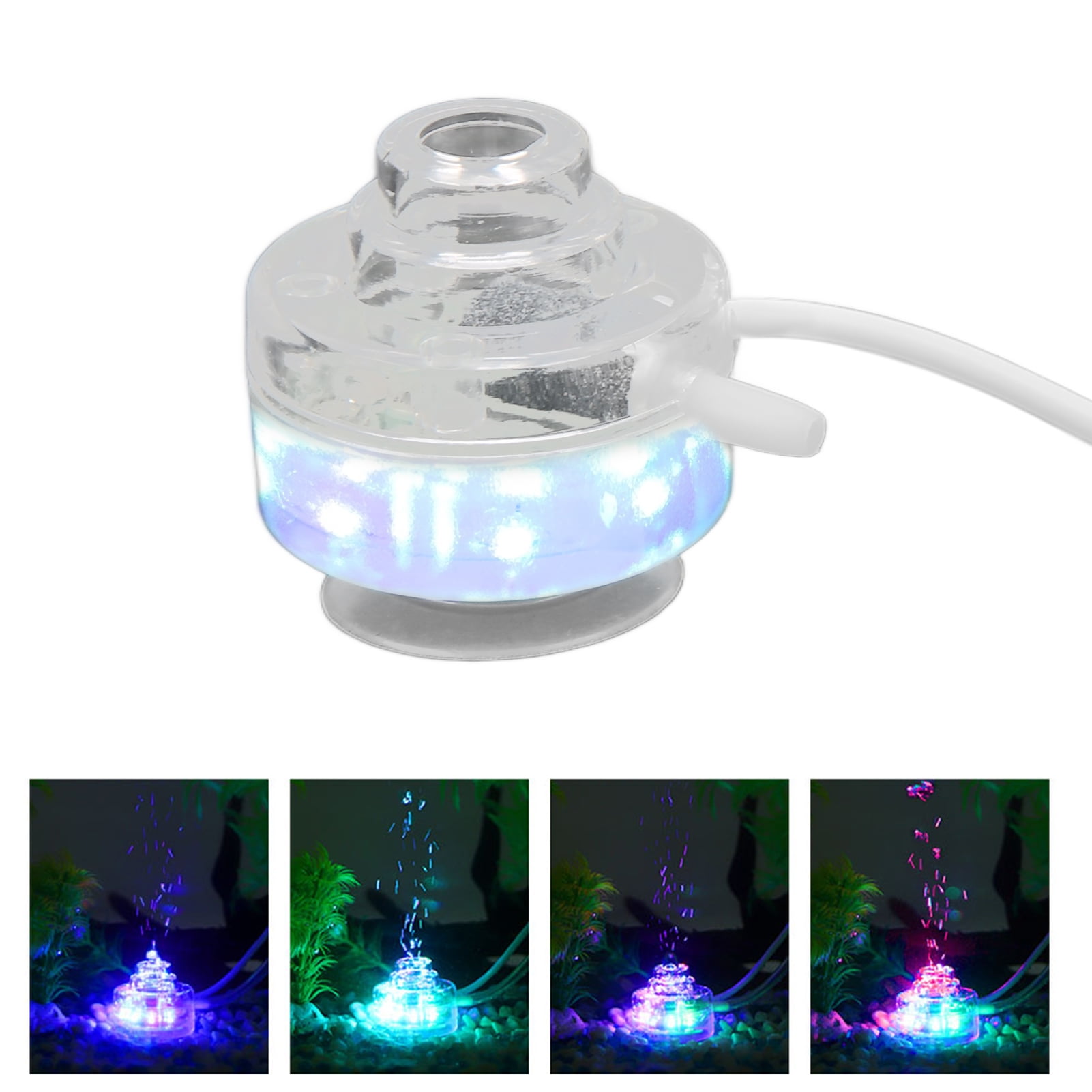 Herwey Mini Bubble Light,Submersible LED Pool Lights,Submersible LED ...