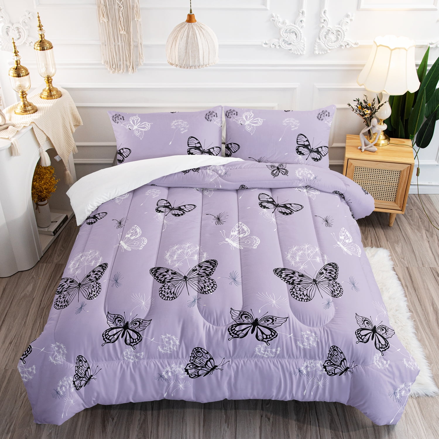 Hosima 3-Piece 3D Digital Comforter With Pattern Composed Of Multiple ...