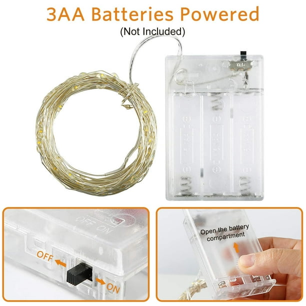 Mini Led String Lights Battery Operated Canada | Shelly Lighting