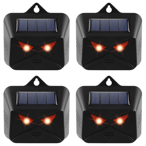 Solar Predator Control Light 4-Pack Outdoor Motion Activated Animal ...