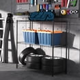 3 Tier NSF Metal Shelf Wire Shelving Unit - Set of 2, 1050lbs Capacity ...