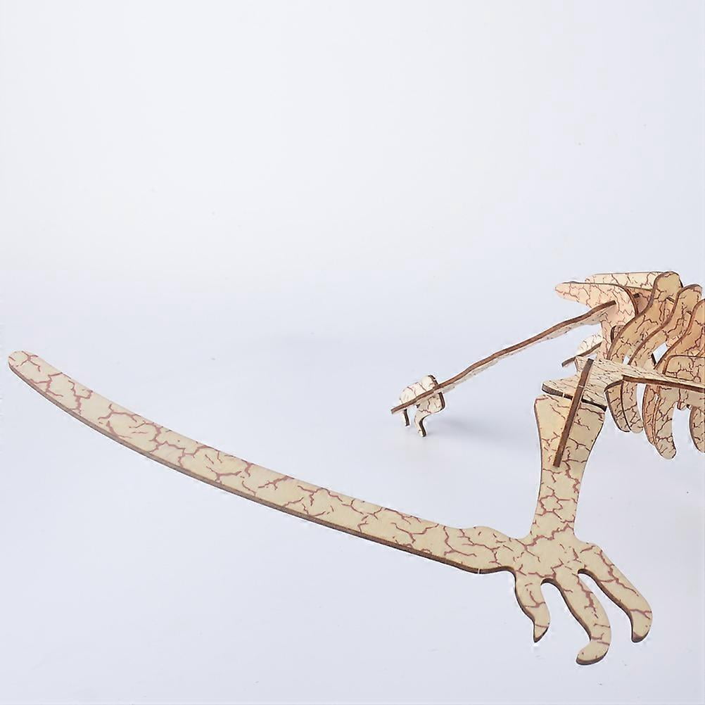 Model Building Diy Assembly Jigsaw Kit Pterosaur Shape Wooden ...